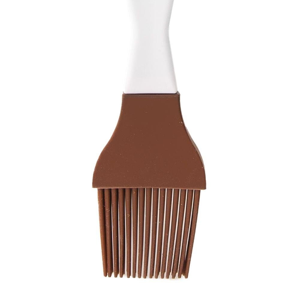 Pensula de bucatarie Orion, Silicon/Plastic, 22 cm, Maro/Alb - eMAG.ro
