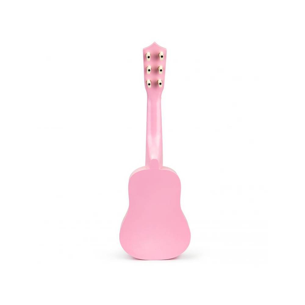 Chitara din Lemn Pentru Copii, Bigshot BSFO18PINK, 6 Corzi, Roz - eMAG.ro