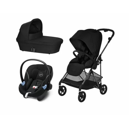 Carucior 3 in 1 Melio Cybex Deep Black - eMAG.ro