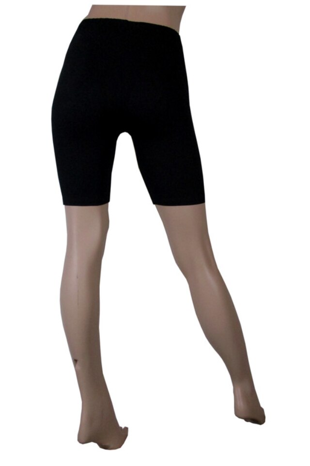 Colanti scurti dama, OEM, Bumbac/Spandex, Talie inalta, XXL INTL, Negru ...