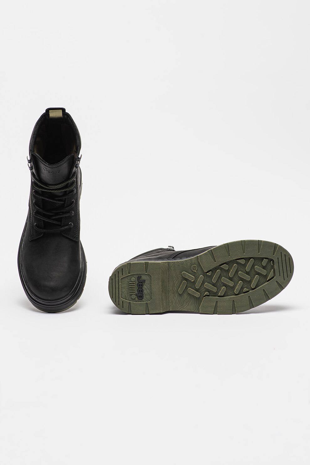 Jeep, Ghete din piele Red Rock, Negru, 43 - eMAG.ro