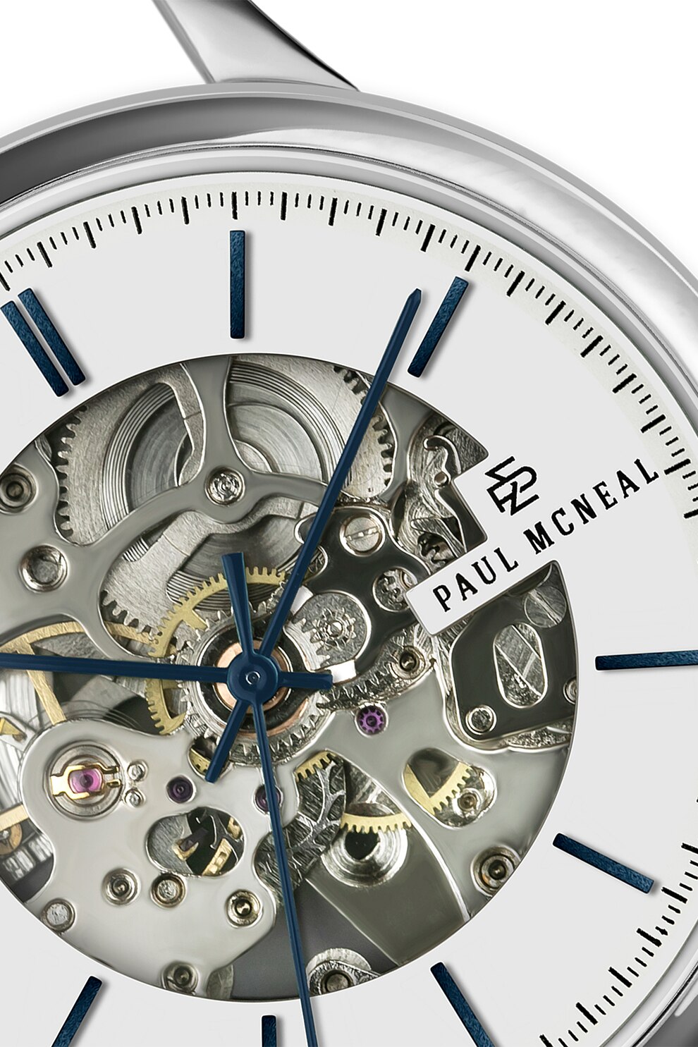 Paul McNeal, Automata karóra bőrszíjjal, Tengerészkék - eMAG.hu