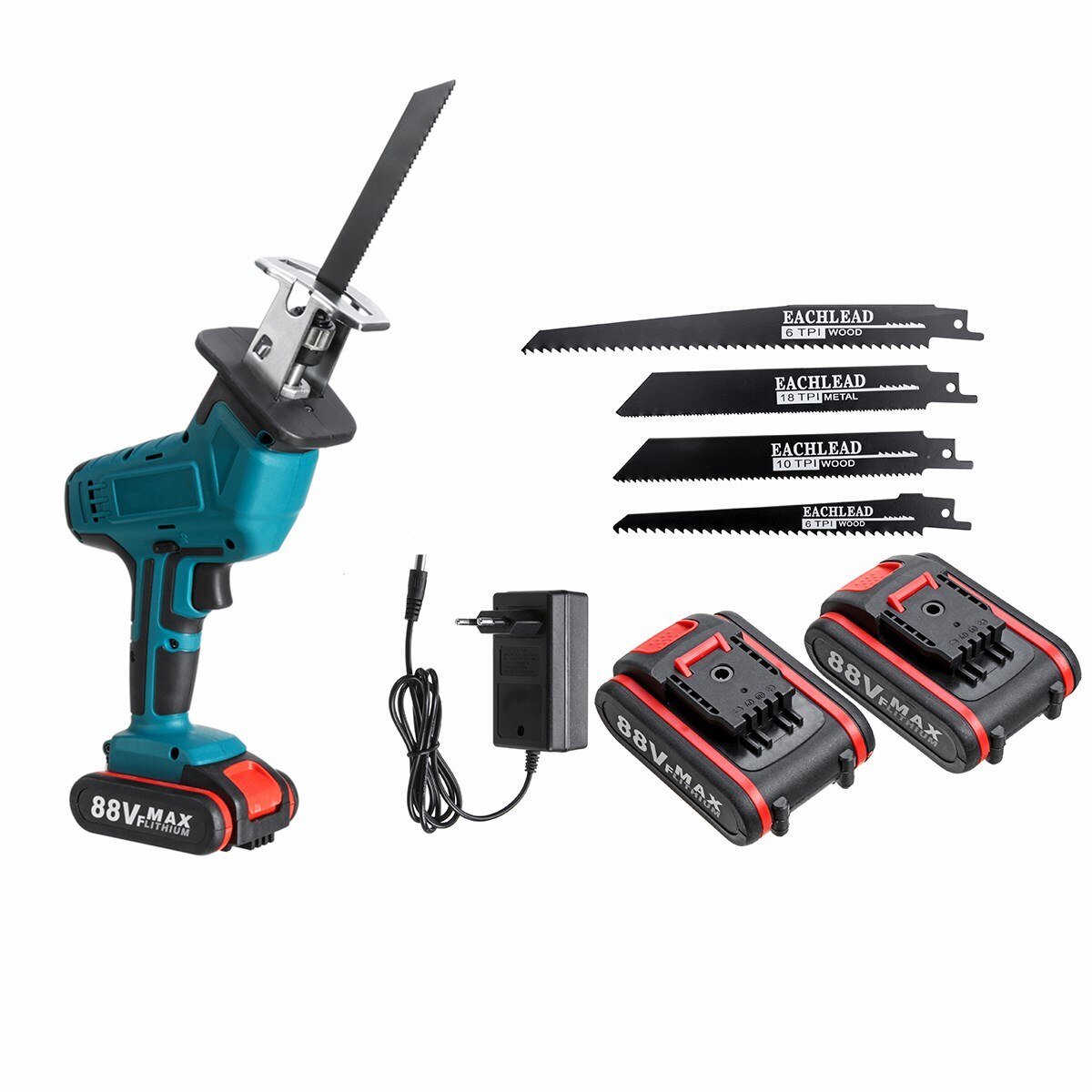 Fierastrau electric, AUGIENB, 3000RPM, 250W, Cu 2 baterii, mufa UE ...