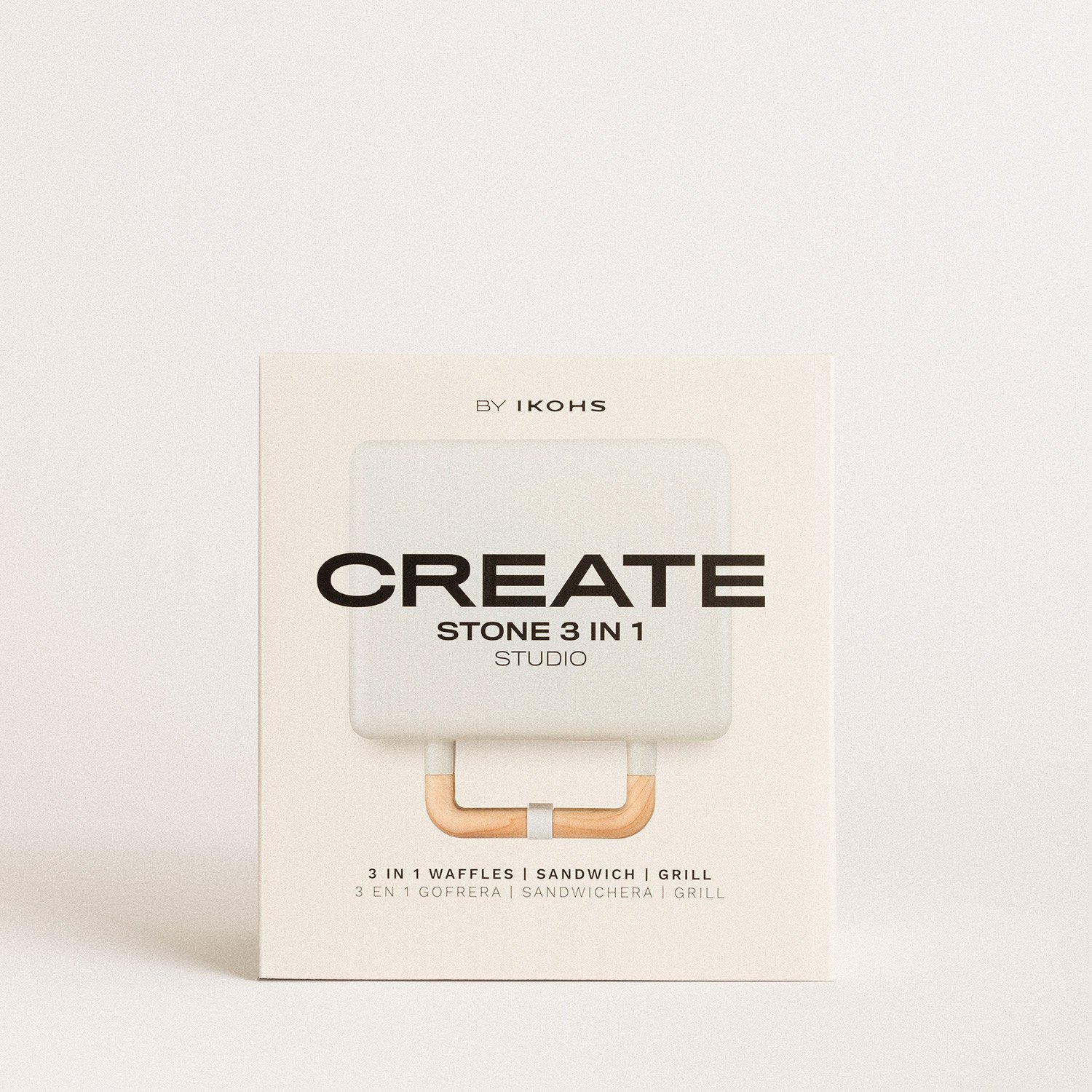 Sandwich maker cu placi interschimbabile CREATE by Ikohs STONE 3 IN 1 ...