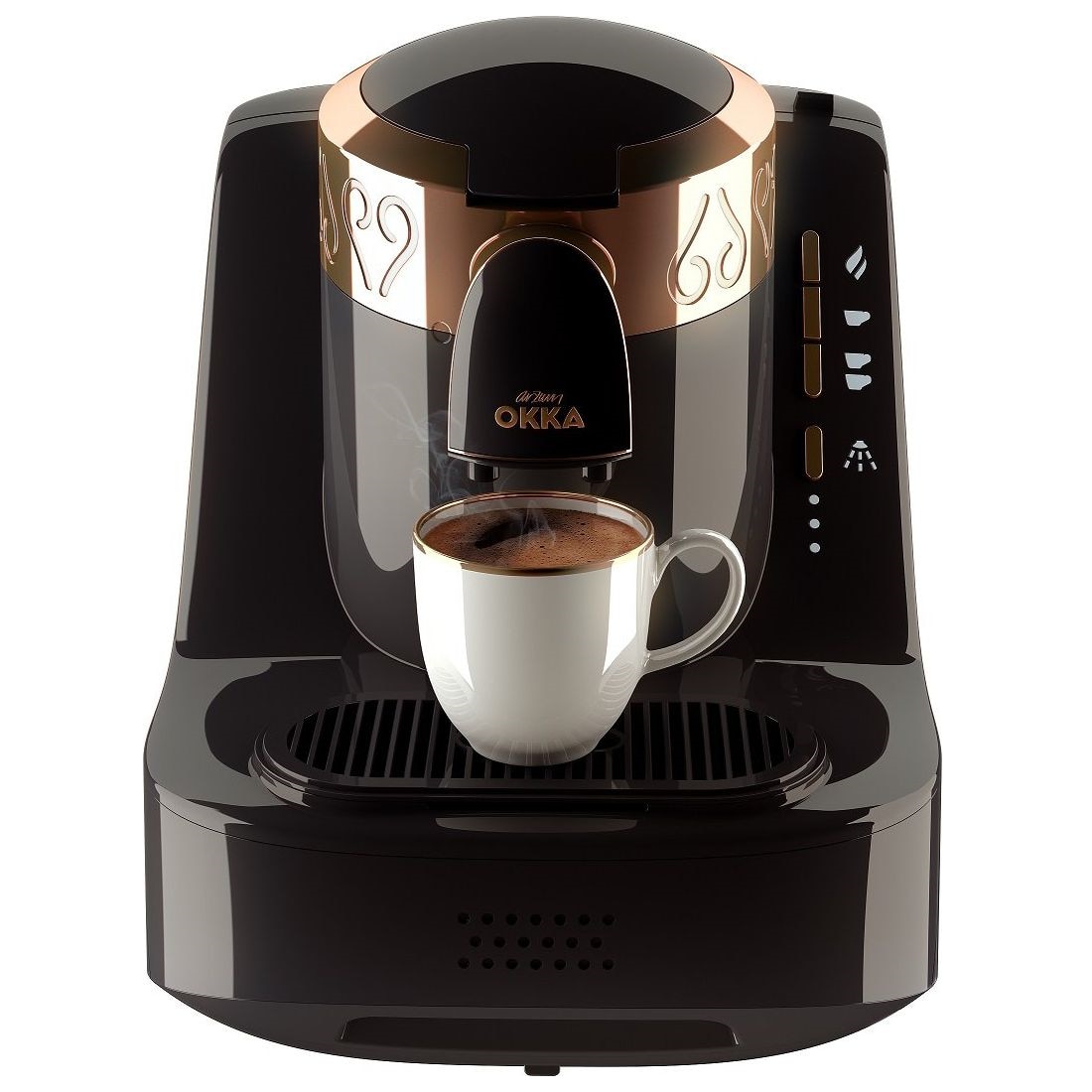 Espressor Arzum Okka OK001-B, 710 W, 0,95 l, Negru/Maro - eMAG.ro