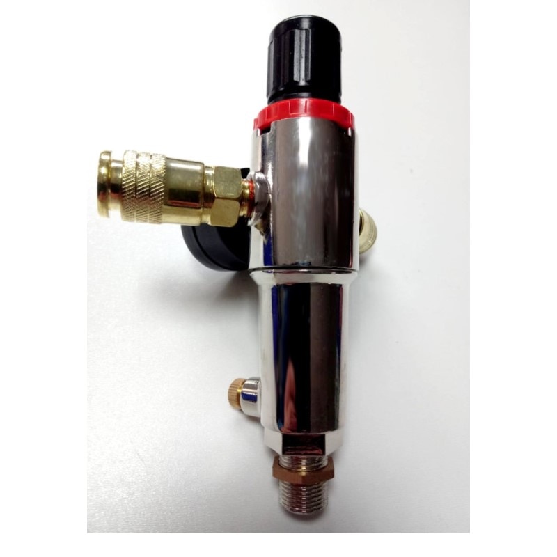 Reductor presiune cu filtru, Tagred, manometru, 2 cuple rapide, racord 3/8'', 12 bar, 1750 l/min ...