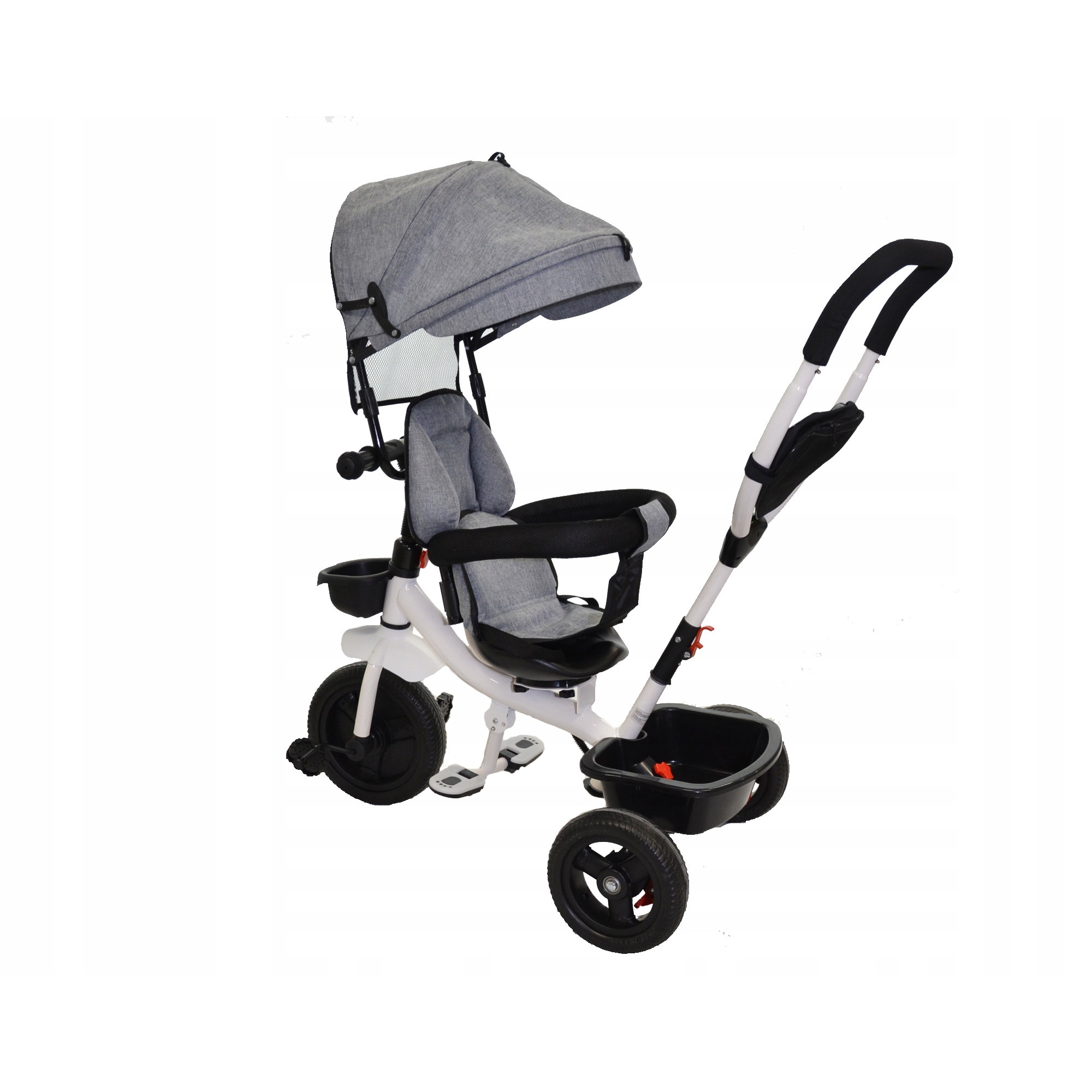 Tricicleta pentru copii 6-in-1, Gri - eMAG.ro