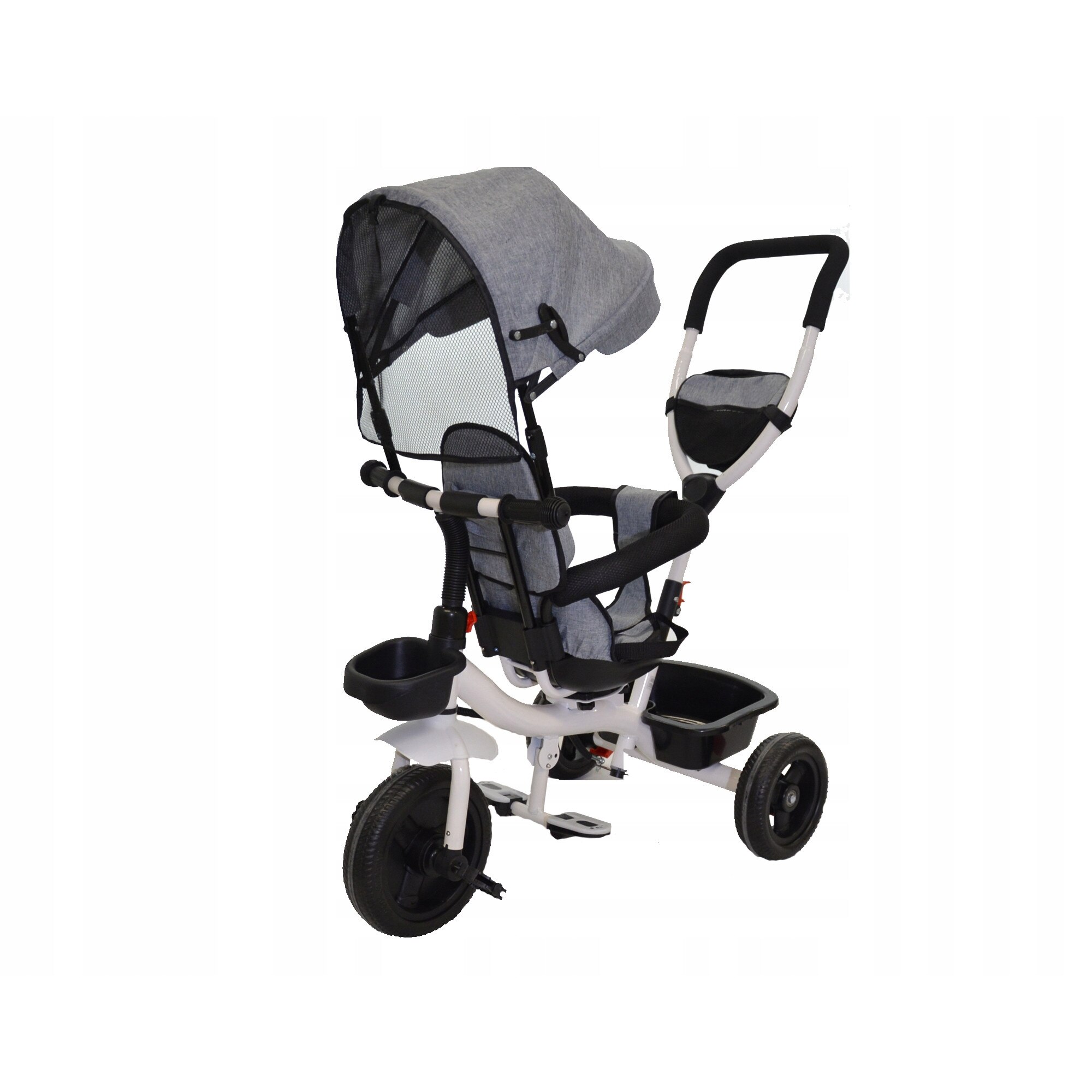 Tricicleta pentru copii 6-in-1, Gri - eMAG.ro