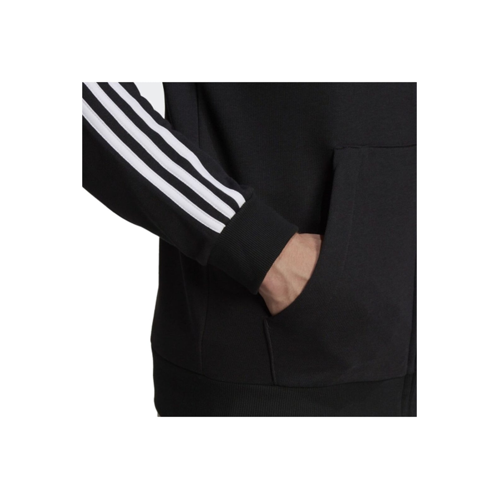 Hanorac Adidas Essentials 3-Stripes, GK9032 Negru L INTL - eMAG.ro