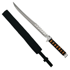 Sabie de vanatoare, Ninja Blade, maner metal, 83 cm, negru, teaca ...