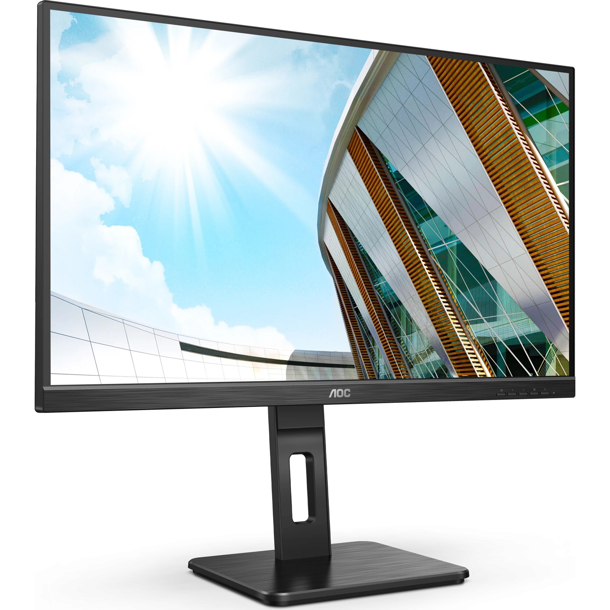 Monitor LED IPS AOC 27", 4k UHD, Display Port, Vesa, Negru - eMAG.ro