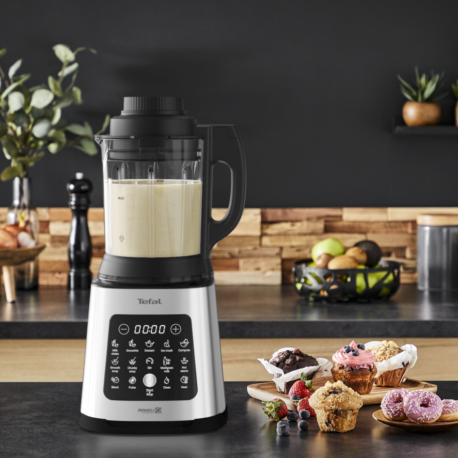 Blender Tefal PerfectMix Cook BL83SD30, 1400W, capacitate 1.75L, viteza ...