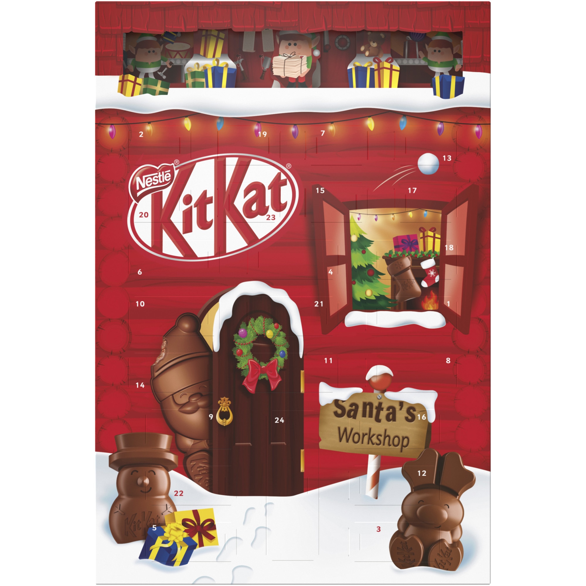 Calendar de ciocolata Kit Kat, 208 g - eMAG.ro