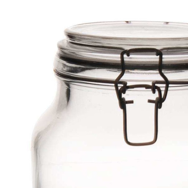 Borcan cu capac, Orion, Sticla, Transparent, 2.4 L - eMAG.ro