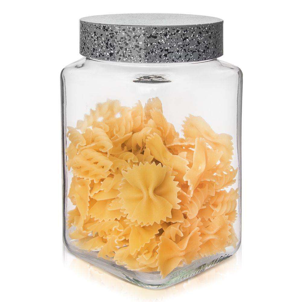 Borcan cu capac, Orion, Sticla, Transparent, 1.5 L - eMAG.ro