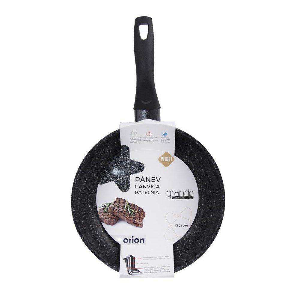 Tigaie Orion, Granit, 24 cm, Negru - eMAG.ro