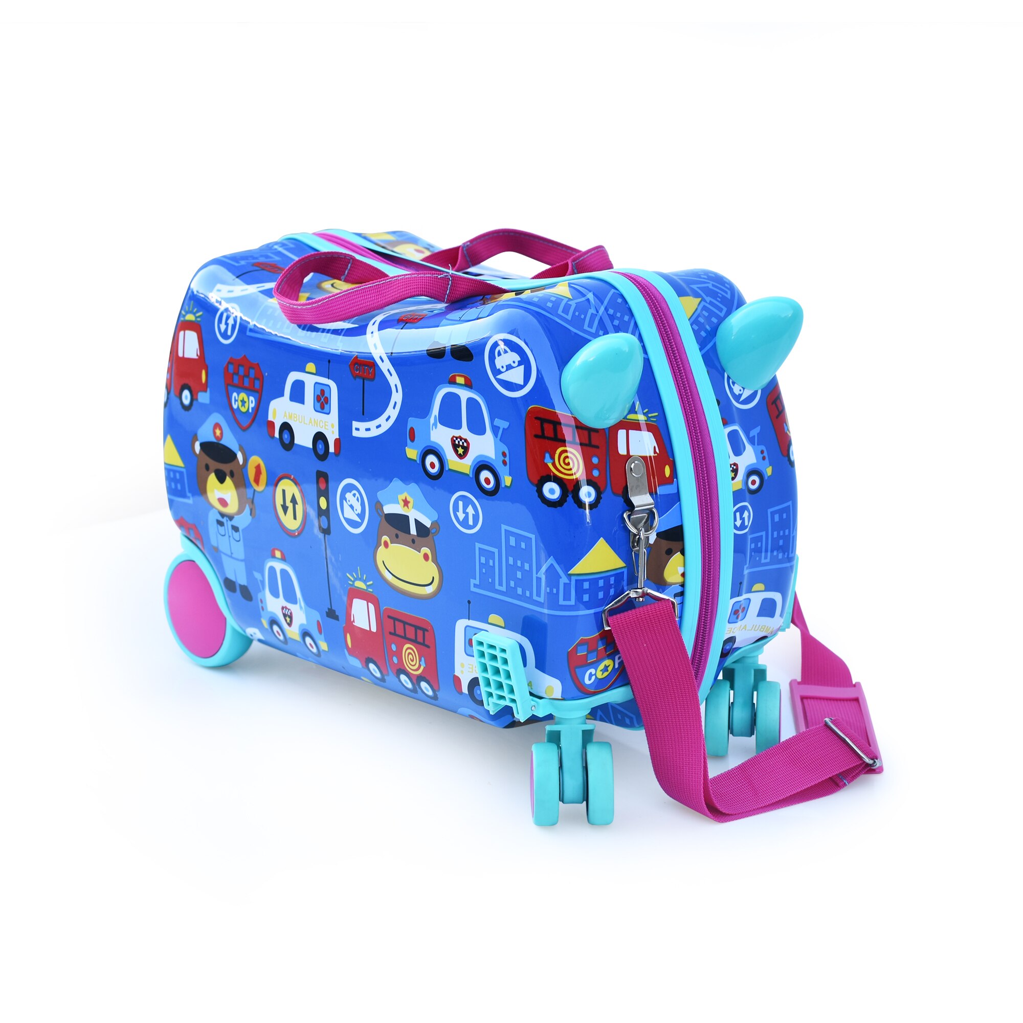 Troler copii desene animate multicolor 48 x 21 x 33 - eMAG.ro