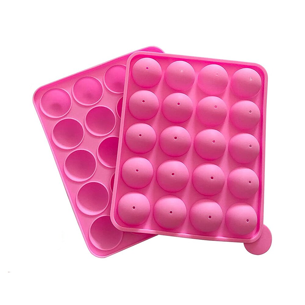 Forma silicon 20 acadele/bomboane pe bat, Quasar & Co.®, 20 betisoare ...