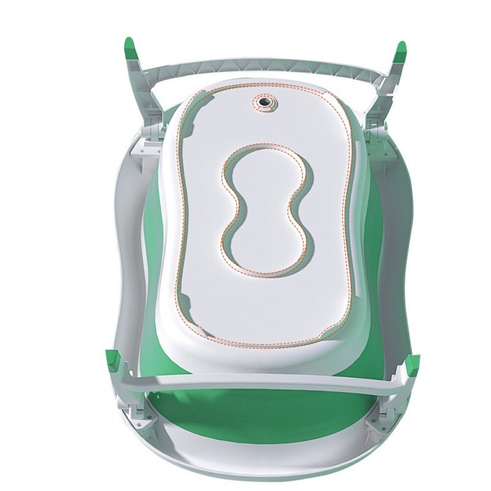 Cadita pliabila pentru bebelusi cu hamac- verde - eMAG.ro