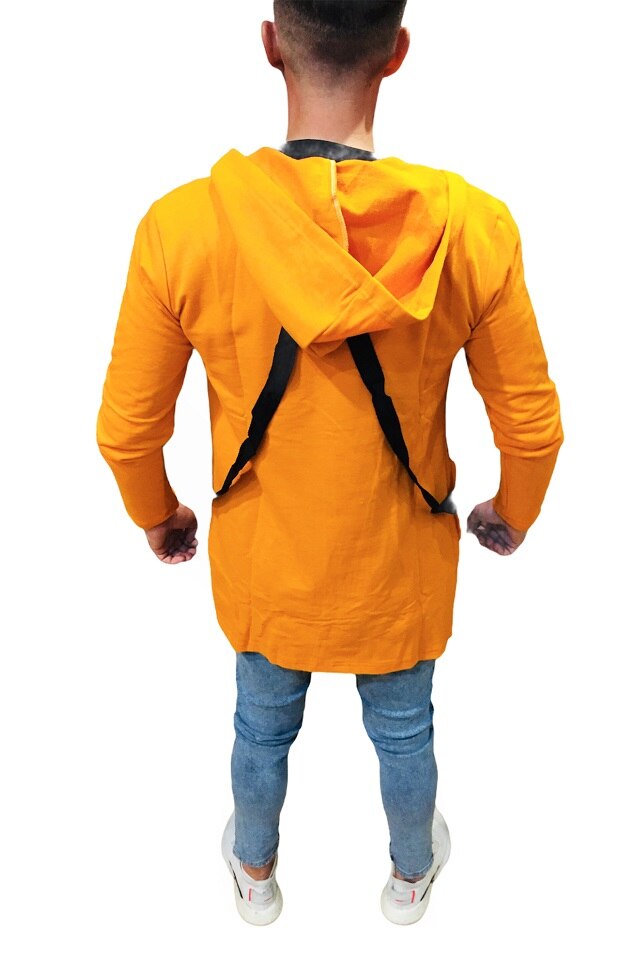 Cardigan Barbati Portocaliu L - eMAG.ro