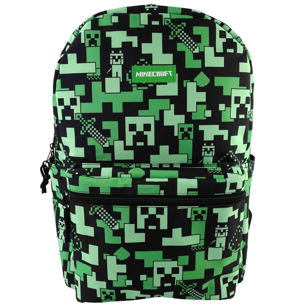 Ghiozdan Minecraft, Creeper, 44cm - eMAG.ro