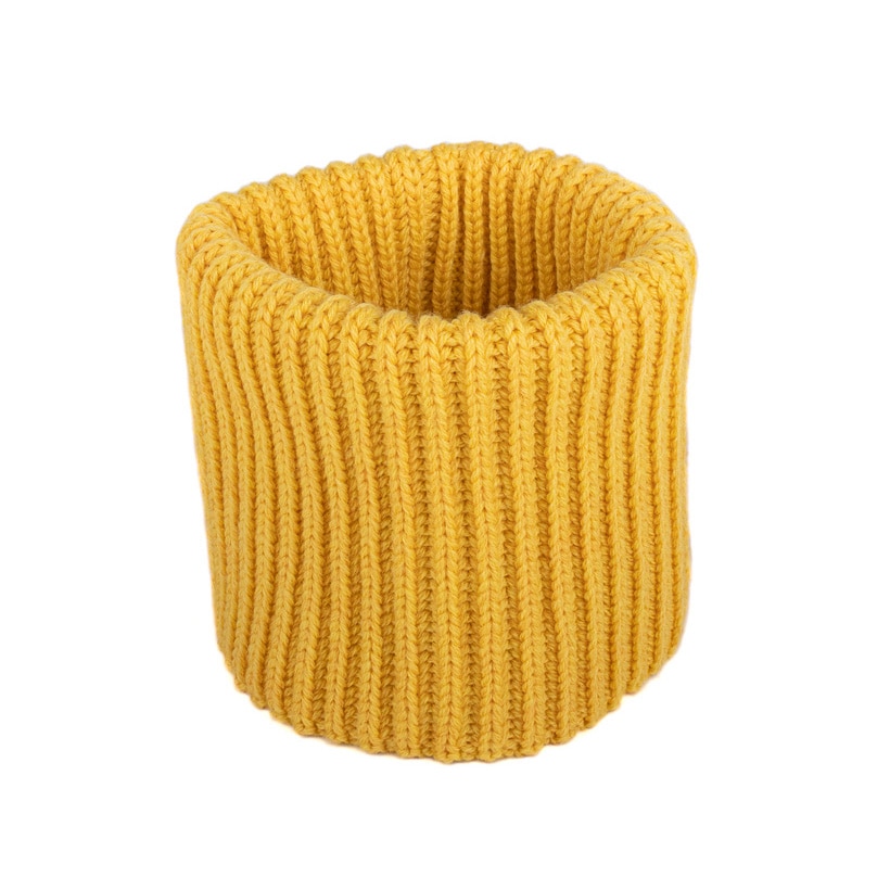 Fular unisex, Enea Cashmere circular, din Lana, Galben - eMAG.ro