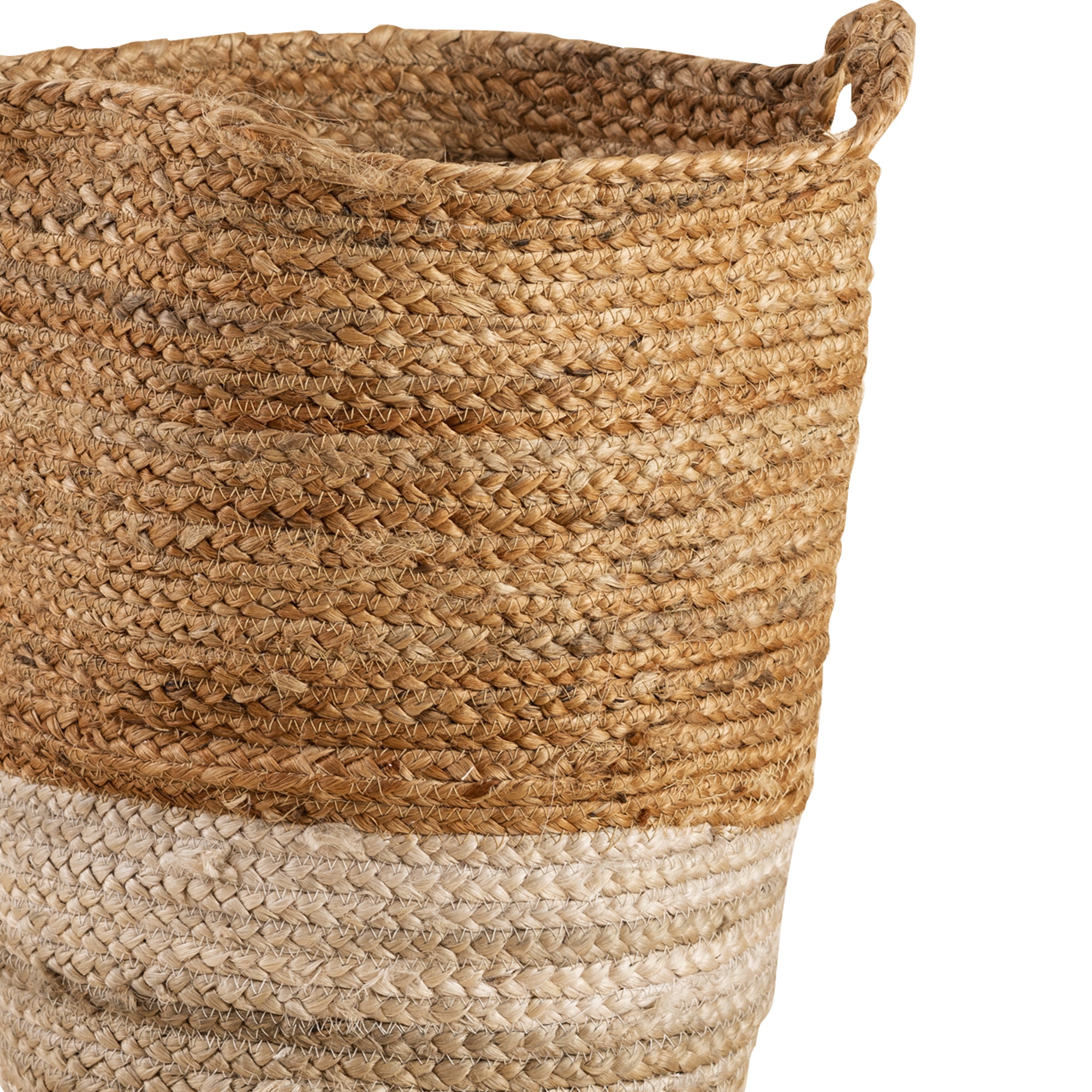 Cos depozitare, QNODI, Kustaa, textil, iuta, boho, 30x30x40 - eMAG.ro