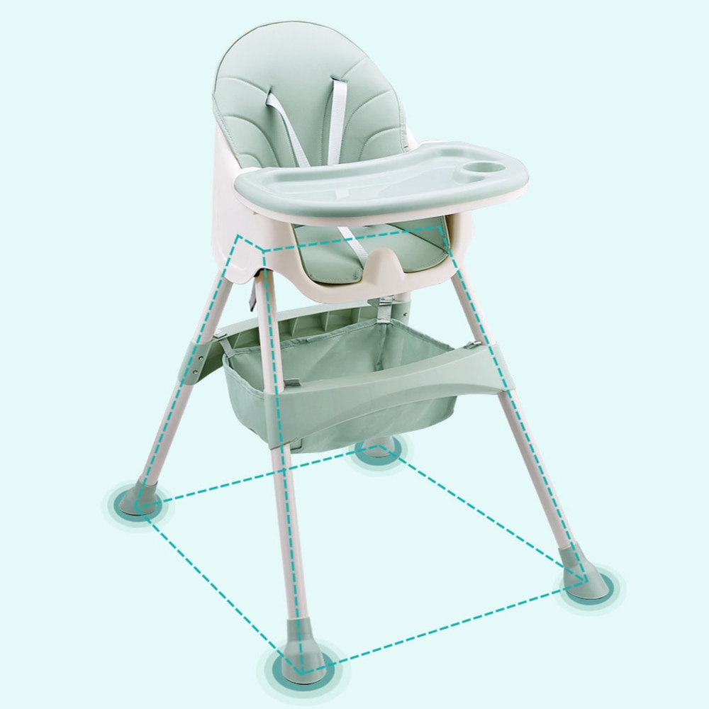 Scaun de masa bebe multifunctional, Karemi, cu tavita reglabila si ...