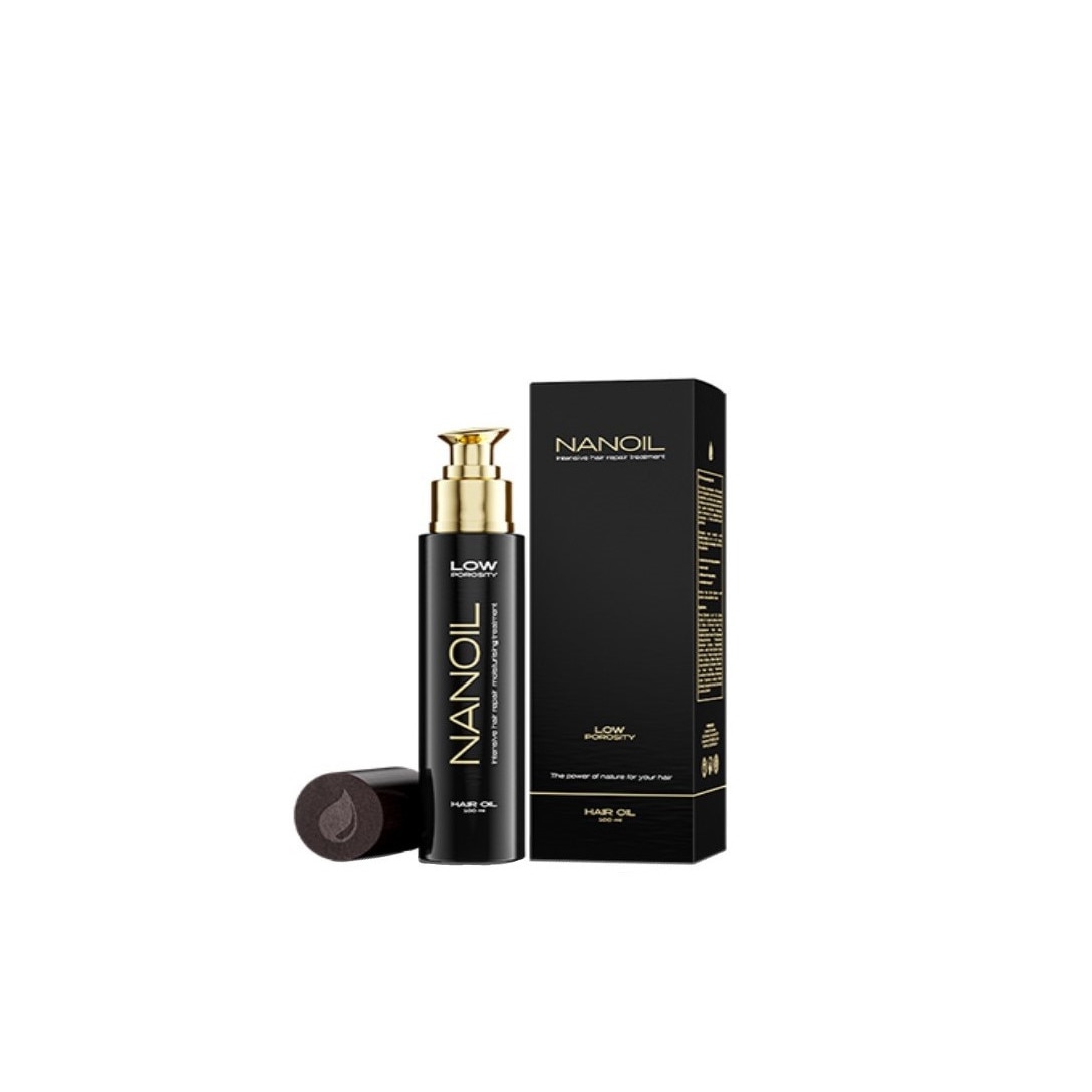Ulei pentru par cu porozitate scazuta, Nanoil, 100 ml, regenerant si de ...