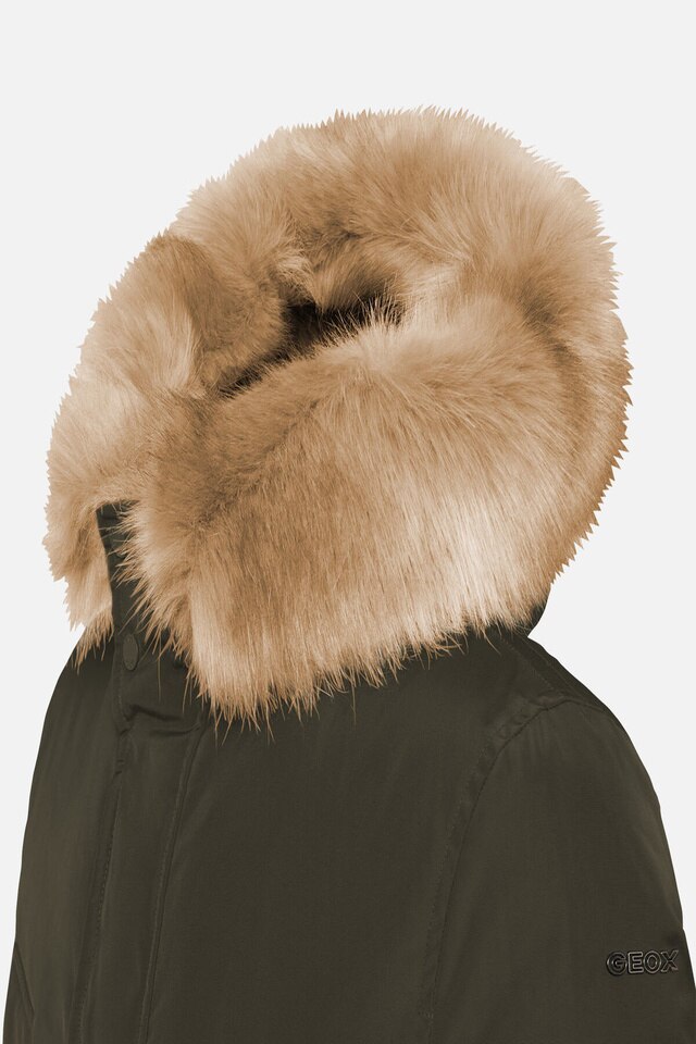 Geaca barbati Geox Respira Norwolk S Parka, poliester, poliamida ...