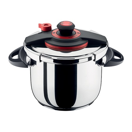 Тенджера под налягане, Pyramis Optimum Plus, Неръждаема стомана, 24 см ...