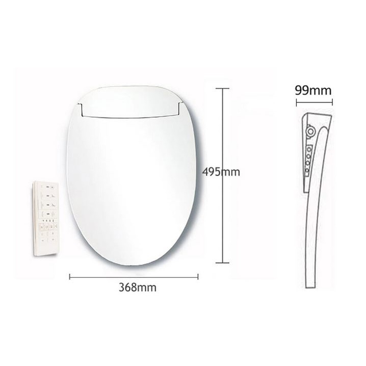 Capac WC Inteligent, EcoFresh, Functie Bideu, Incalzire Colac ...