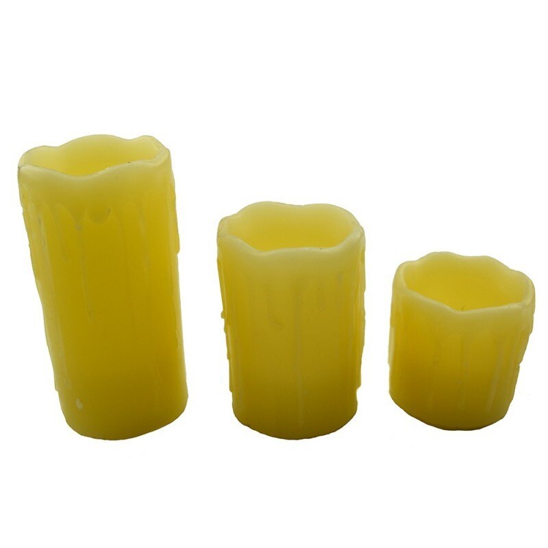 Set 3 lumanari cerate cu flacara LED - eMAG.ro