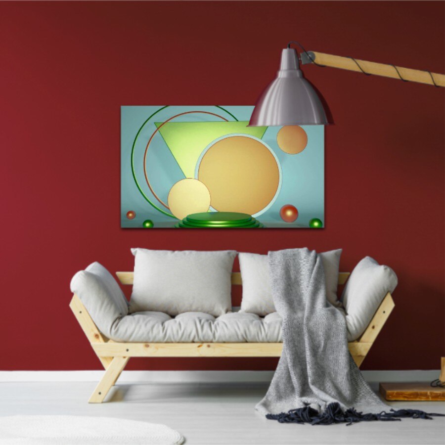 Tablou Canvas, 1 Piesa, Forme geometrice 144, Tipar UV direct pe placa ...