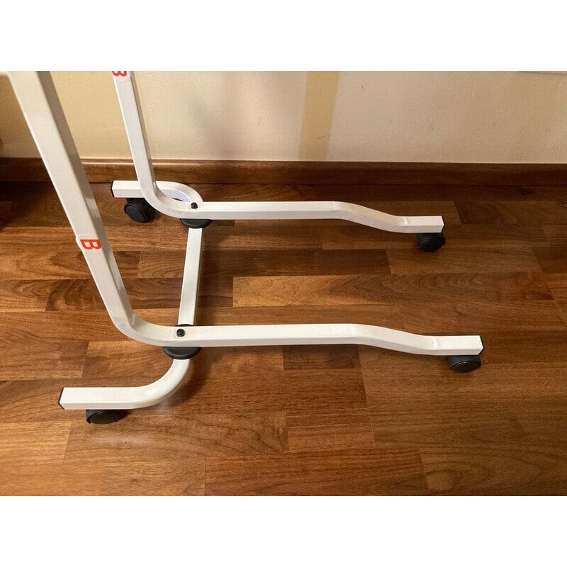 Masa pentru servit la pat, multifunctionala, reglabila, cu roti, 54x40 ...