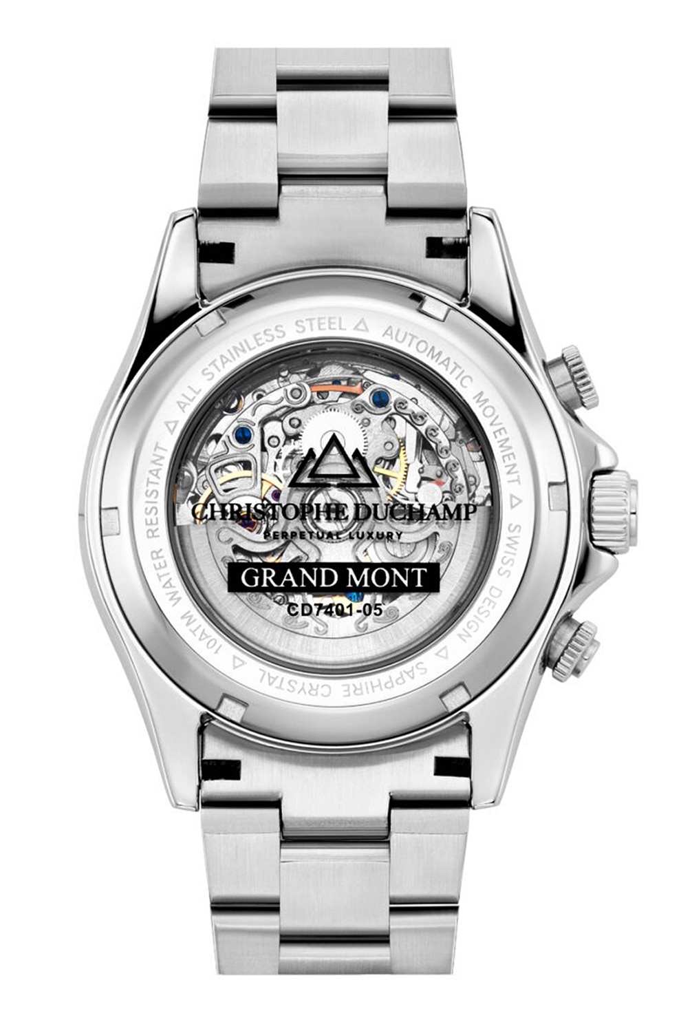 Christophe Duchamp, Автоматичен мултифункционален часовник, Сребрист ...