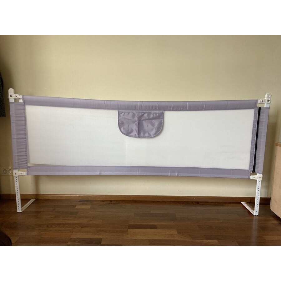 Protectie pat copii, Empria, inaltime ajustabila 69 - 97 cm, 185 cm ...