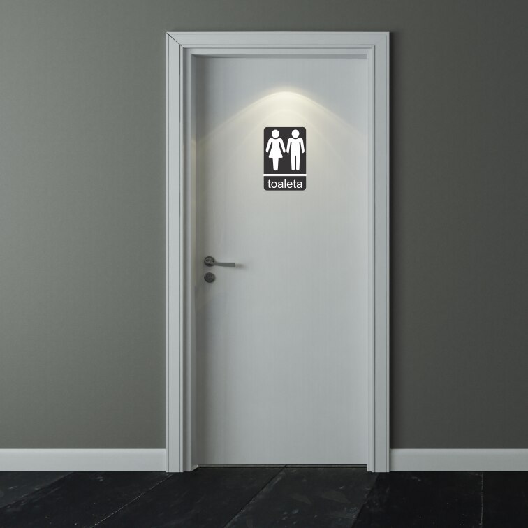 Indicator Toaleta, pvc rigid, 14x10cm - eMAG.ro