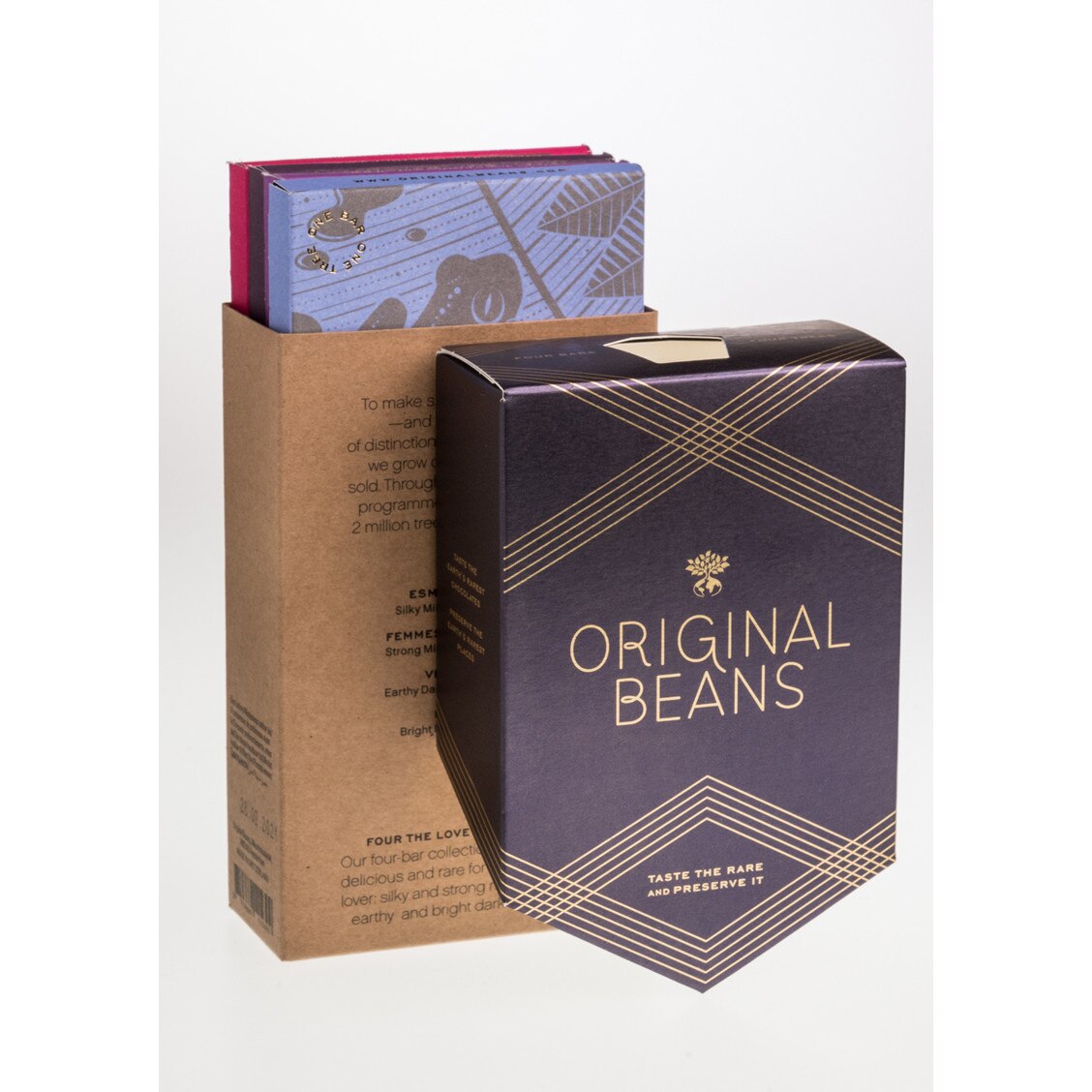 Set Ciocolata Organica Four the Love of Chocolate 4 Tablete Original ...