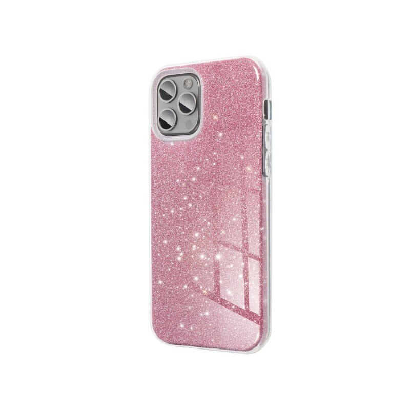 Заден калъф Upzz Shiny, Съвместим с iPhone 13, Розов - eMAG.bg