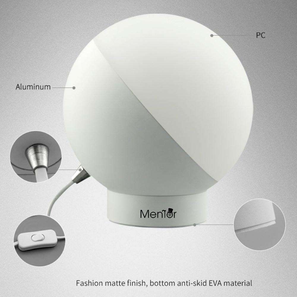 Veioza Led RGBW inteligenta Mentor Wi-Fi, 7W 650 lm 3000k dimabila ...