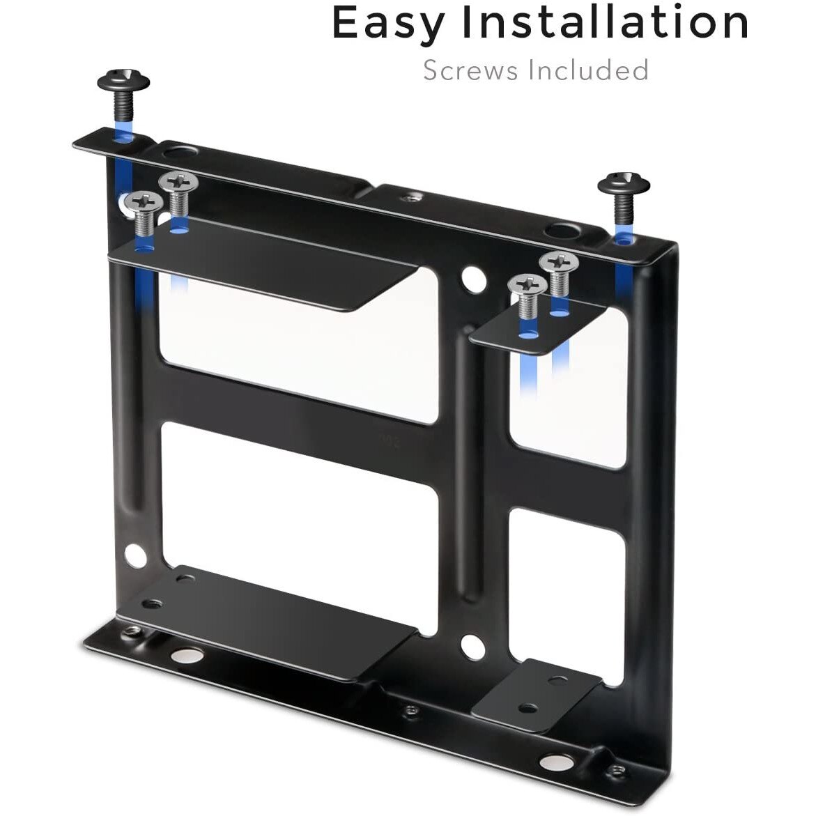 Set montare HDD/SSD, de la 2,5" pana la 3,5", cu 2 x cablu date SATA si ...