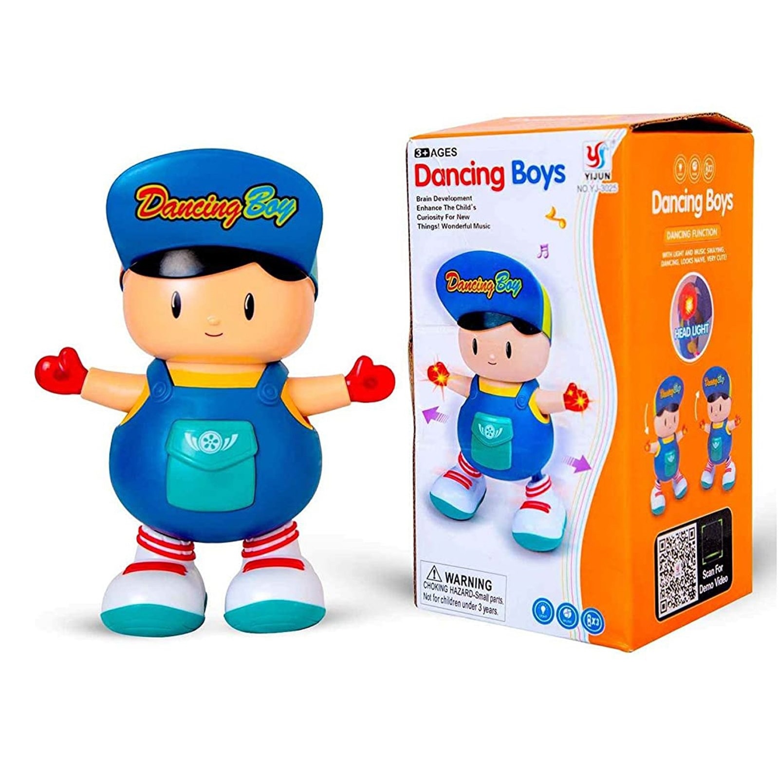 Роботизирана музикална играчка Dancing Boy, 3D светлини - eMAG.bg