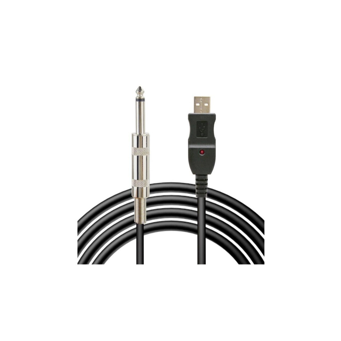 Cablu pentru chitara bas, USB Link, 3 m, Negru - eMAG.ro