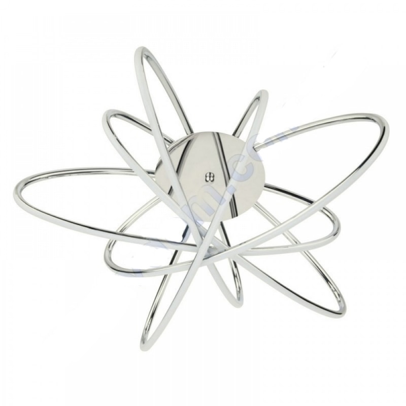 Lustra led 100W, Lumina naturala, Dimensiuni Φ 60x19cm, 220V - eMAG.ro