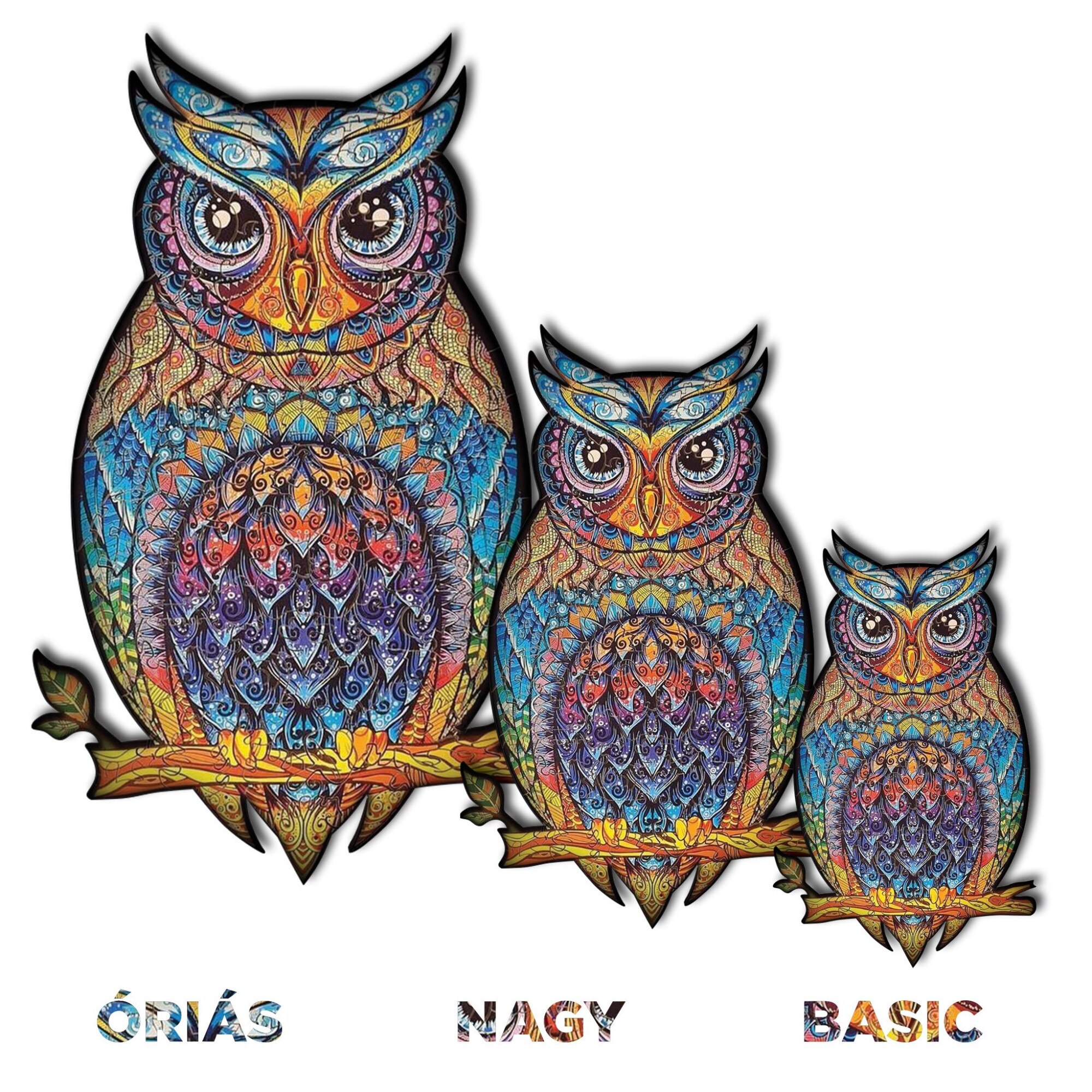 Fa puzzle Bagoly (nagy, haladó, A4) - eMAG.hu