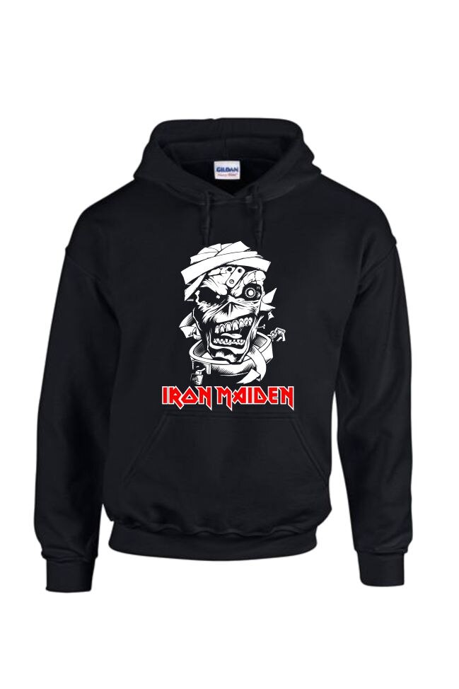 Hanorac adulti Iron Maiden, Gildan, Negru, XL - eMAG.ro