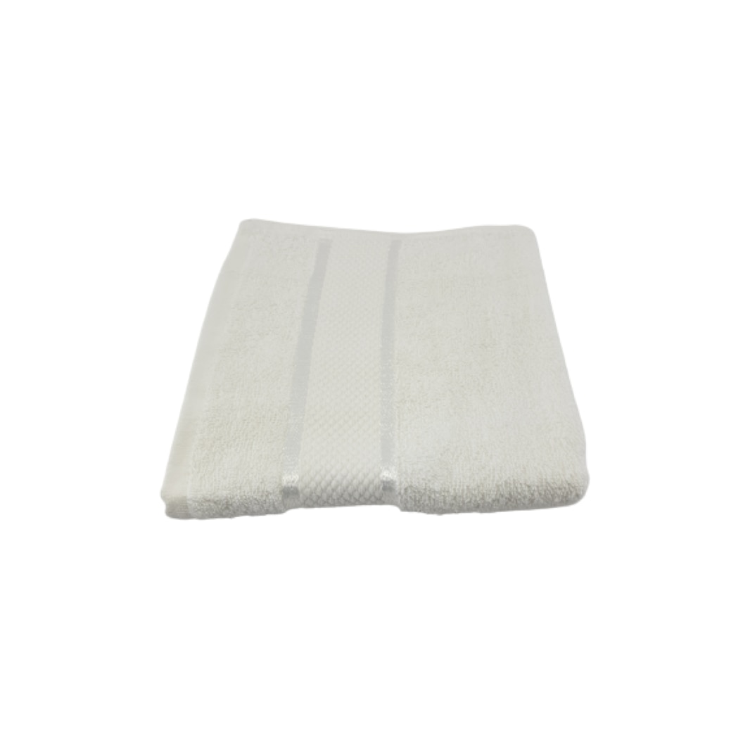 Set 6 prosoape albe pentru maini, 30 x50 cm, 100% bumbac, 400 GSM - eMAG.ro