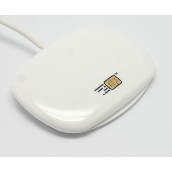Четец на здравни карти Feitian R301 C25, бял - eMAG.bg