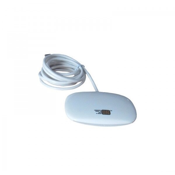 Четец на здравни карти Feitian R301 C25, бял - eMAG.bg